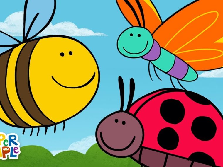 Butterfly Ladybug Bumblebee - Cmovie - 教育に特化した無料動画サイト- シームービー・オンライン学習サイト